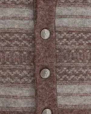 Brunello Cucinelli Shawl Collar Cardigan - Bordeaux