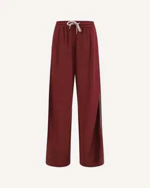 Brunello Cucinelli Cotton And Silk Track Pants