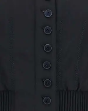 Alexander McQueen Buttoned Bomber Jacket