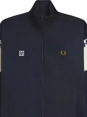 Fred Perry Logo Embroidered Colour-block Sweater