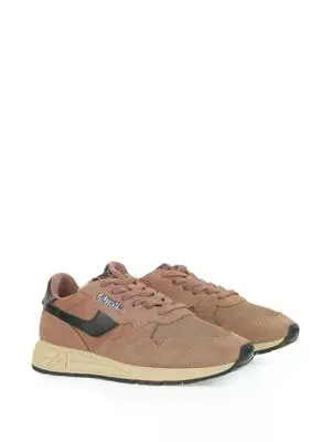 AUTRY Reelwind Suede-panel Sneakers - Neutrals