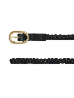 ANINE BING Braided Leather Belt