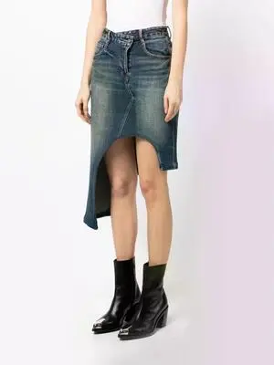 JNBY Asymmetric Design Denim Skirt