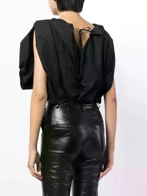 JNBY V-neck Draped Sleeveless Top