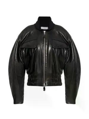 IRO PARIS Dunea Buckle-detail Leather Jacket