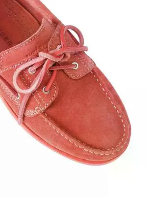 Kurt Geiger Suede Bow Boat Shoes