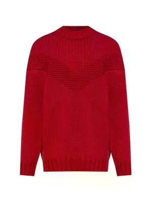 Dsquared2 Chevron-knit High Neck Sweater