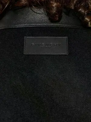 Givenchy Wool Jacket With Leather Collar