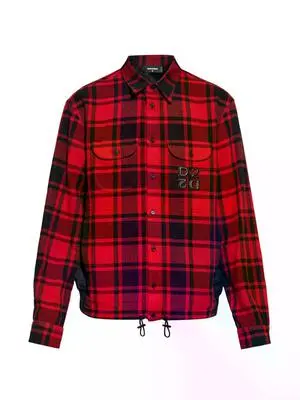Dsquared2 Hybrid Logo-patch Shirt Jacket