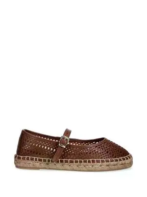 BILLI BI Perforated Leather Espadrilles
