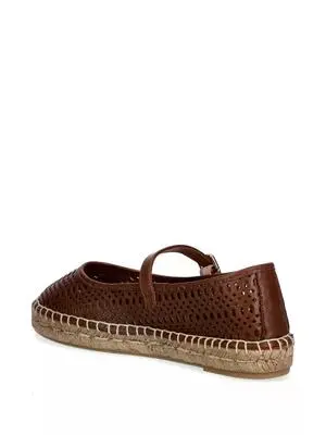 BILLI BI Perforated Leather Espadrilles