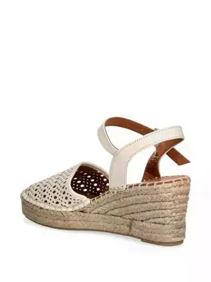 BILLI BI Perforated Wedge Espadrilles