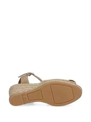 BILLI BI Floral Appliqué Wedge Espadrilles
