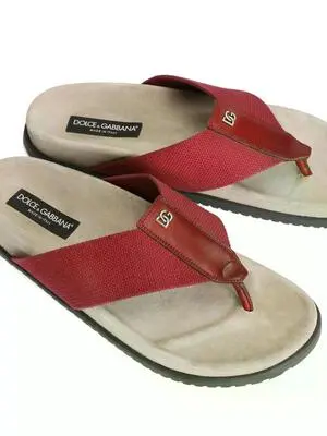 Dolce & Gabbana Logo Flip Flops