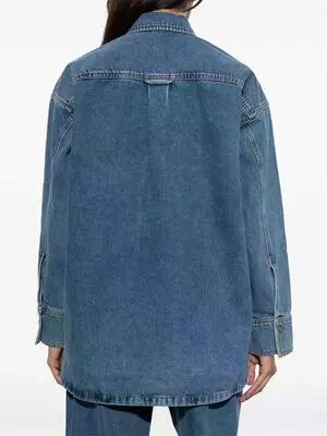 BY MALENE BIRGER Dea Chest-pocket Denim Shirt - Blue