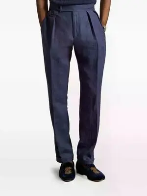 Polo Ralph Lauren Pleated Linen Trousers