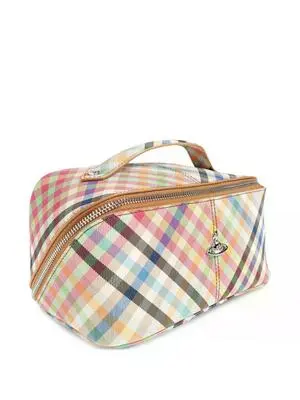 VIVIENNE WESTWOOD Orb Plaque Check-pattern Bag