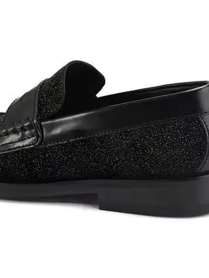Kurt Geiger Sparkly Leather Loafers