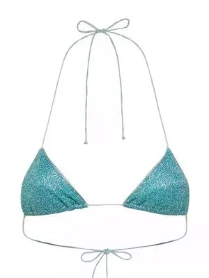 Oseree Lumiere Glitter-effect Bikini - Blue