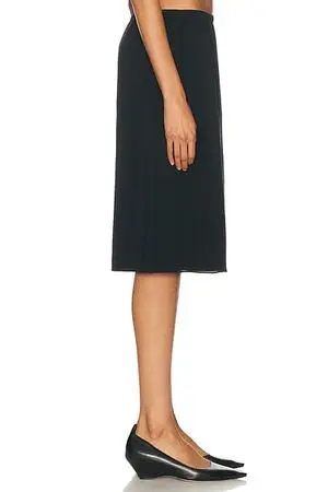 THE ROW Ivera Stretch Silk Chiffon Skirt