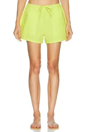 LESET Kyoto Pocket Short - Chartreuse