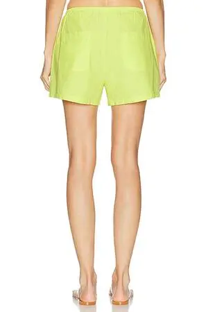 LESET Kyoto Pocket Short - Chartreuse