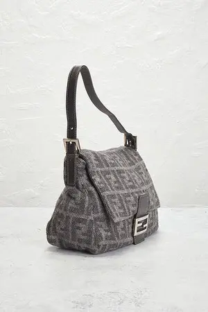 Fendi Zucca Mama Forever Baguette Shoulder Bag
