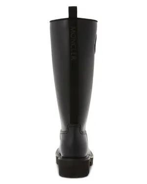 Moncler Kickstream High Rain Boots - Black