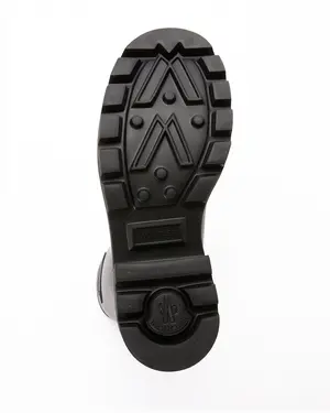 Moncler Kickstream High Rain Boots - Black