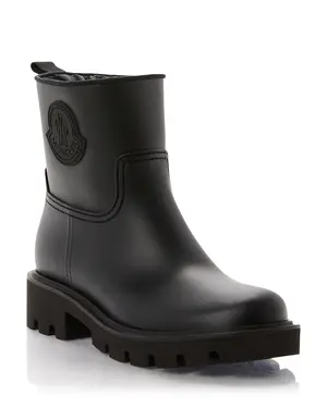 Moncler Kickstream Rubber Boots - Black