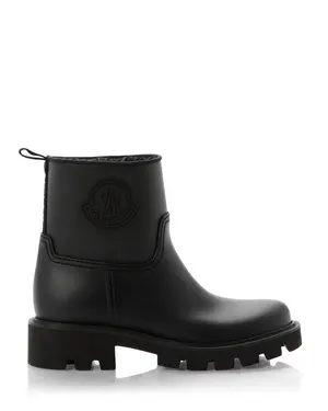 Moncler Kickstream Rubber Boots - Black
