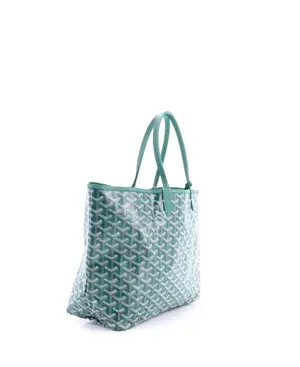 Goyard Pm Saint Louis Tote Coated Canvas - Green