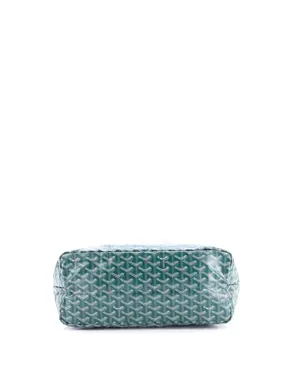 Goyard Pm Saint Louis Tote Coated Canvas - Green