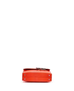 Hermès Mini Verrou Chaine Bag Lizard - Orange