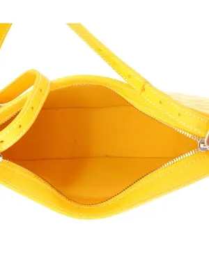 Goyard Hirondelle Shoulder Bag Coated Canvas And Leather - Orange