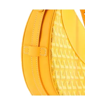 Goyard Hirondelle Shoulder Bag Coated Canvas And Leather - Orange
