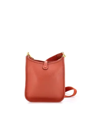 Hermès Tpm Evelyne Bag Gen Iii Clemence - Brown