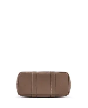 Hermès 30 Garden Party Tote Toile And Leather - Gray