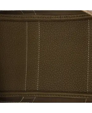 Hermès 30 Garden Party Tote Toile And Leather - Gray