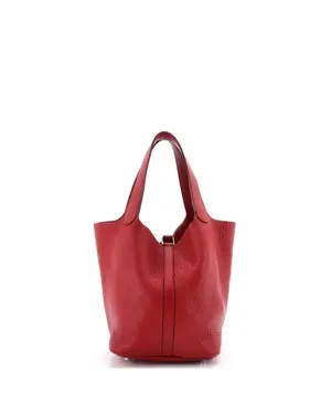 Hermès Mm Picotin Lock Bag Clemence