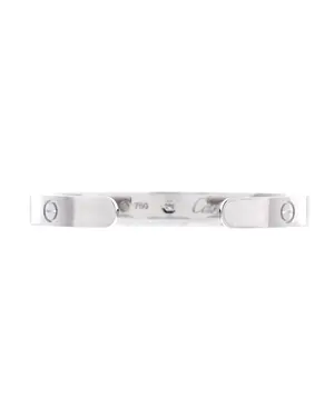 CARTIER Love 1 Diamond Cuff Bracelet 18k Gold With Diamond