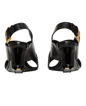 Balmain Anthem Smooth Leather Sandals