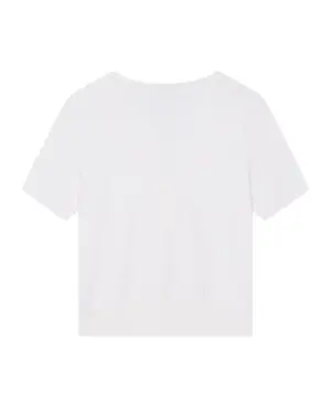 Mint Velvet Cotton Lace Trim V-neck Top