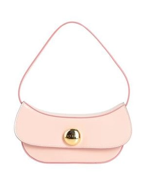Marni MARNI Glossed-Leather Hobo Bag Blush