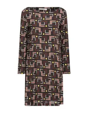 Malìparmi Geometric Print Long Sleeve Mini Dress