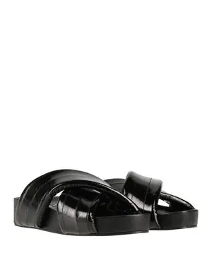 JIL SANDER Patent Leather Sandals