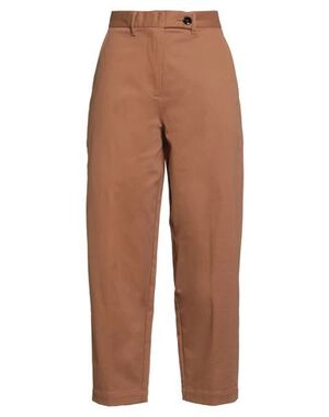 BALLANTYNE BALLANTYNE Military Cotton & Elastane Tapered Pants Camel