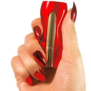 VALDE BEAUTY Reflective Heart Press-on Nails - Red