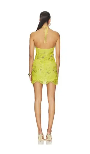 Nbd Nimrata Mini Dress In Green