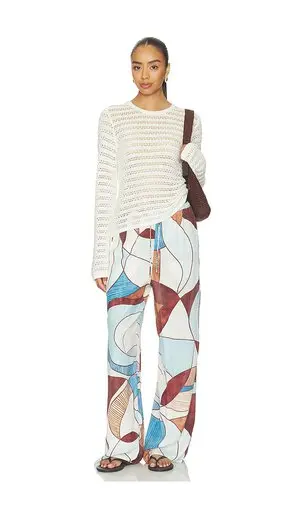 Lna Gwen Open Knit Top